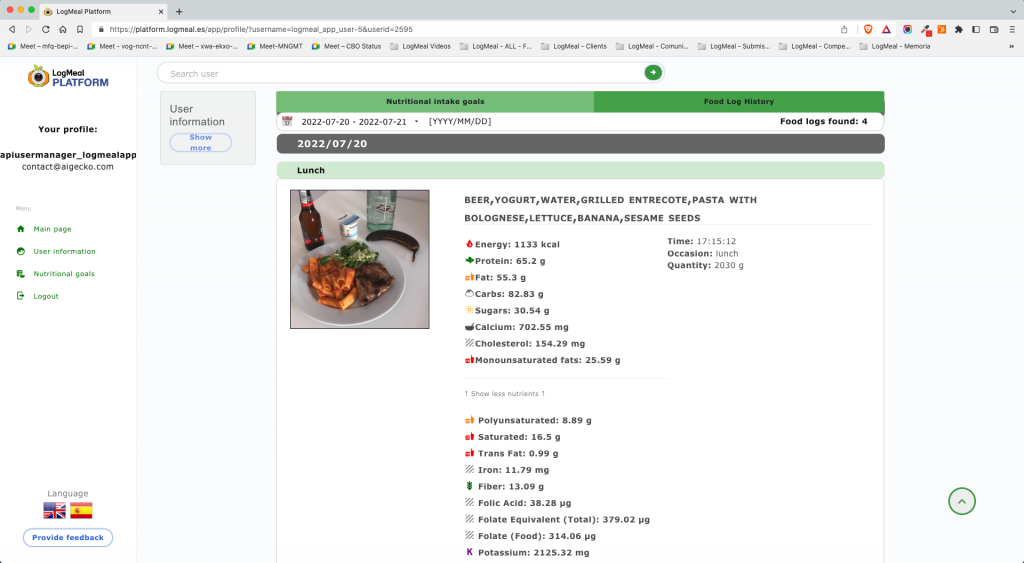 LogMeal Platform - LogMeal Blog - Food Recognition & Intake monitoring